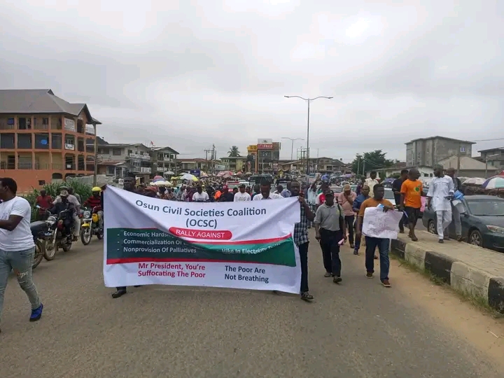 Osun civil societies protest against economic hardship | Western Post Osun civil societies protest against economic hardship | Western Post