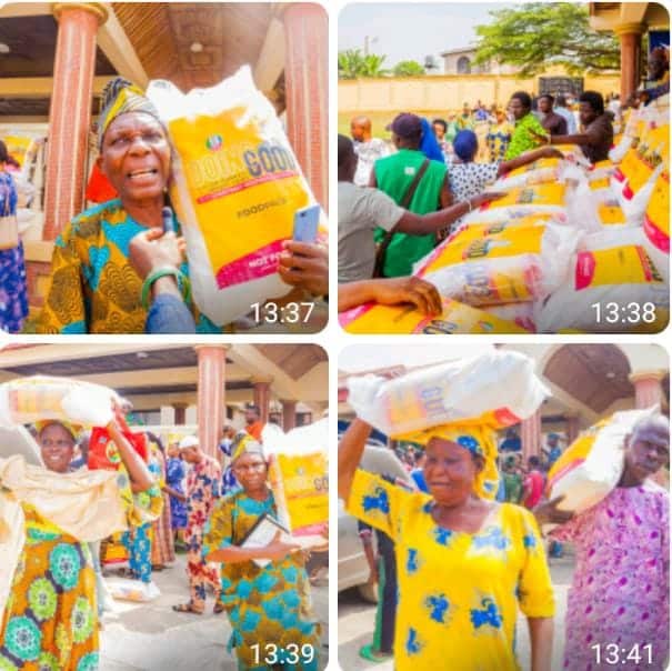 Yuletide Season Abiru Distributes Over 8 500 Food Packs To Lagos East
